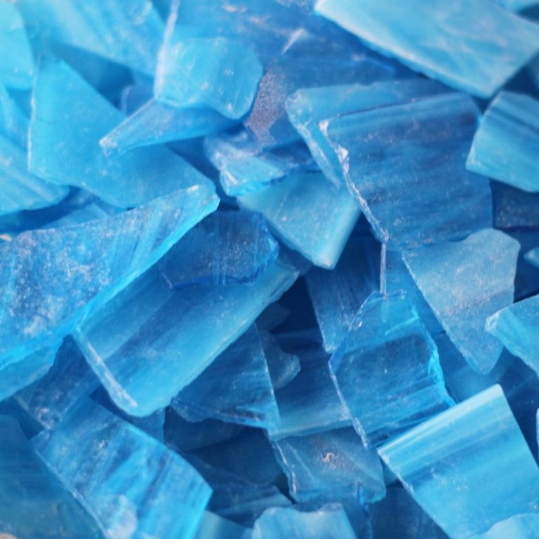 Streaked Turquoise Glass Cullet – Bedrock Industries